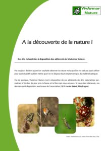 Dépliant kits naturalistes - VivArmor Nature
